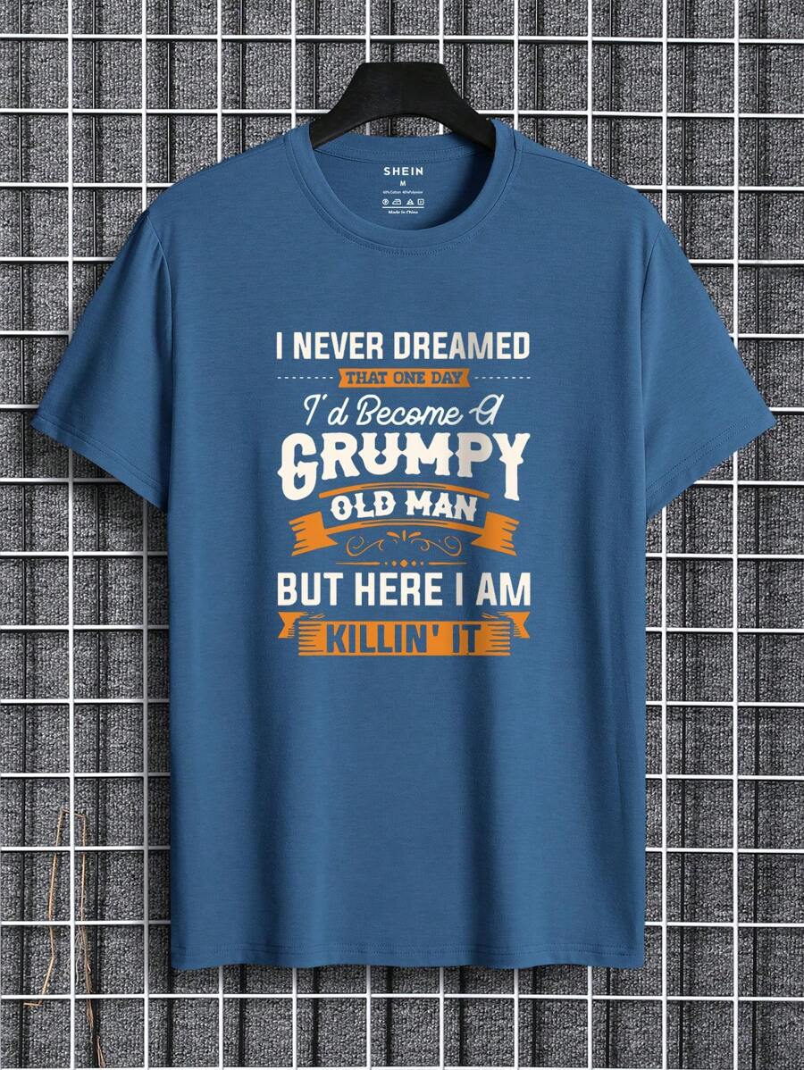 Men Slogan Graphic Tee | SHEIN USA