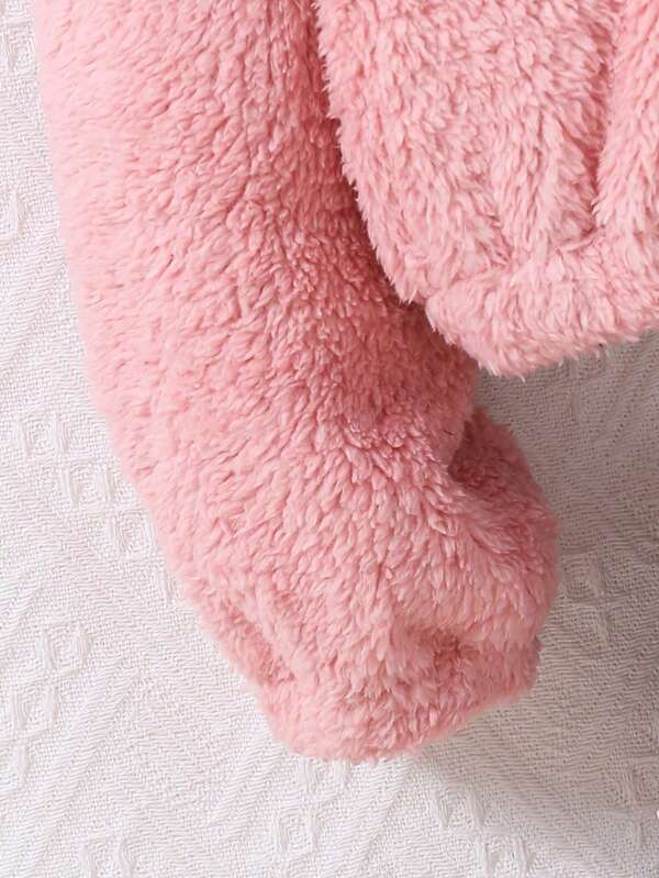 Tween Girl Zip Up Teddy Jacket | SHEIN USA