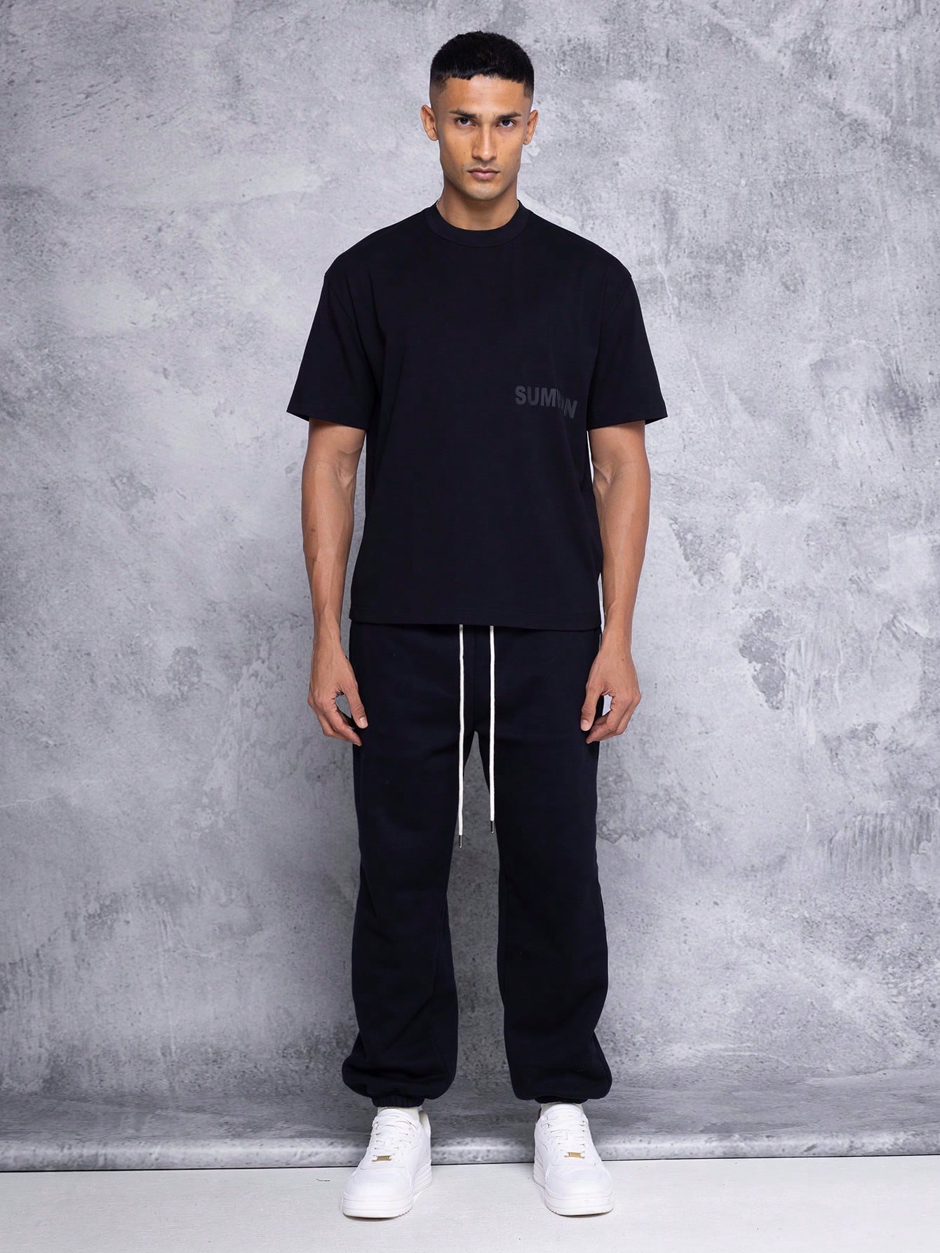 SUMWON Regular Fit Essential Heavyweight 90's Jogger In 340 Gsm | SHEIN USA