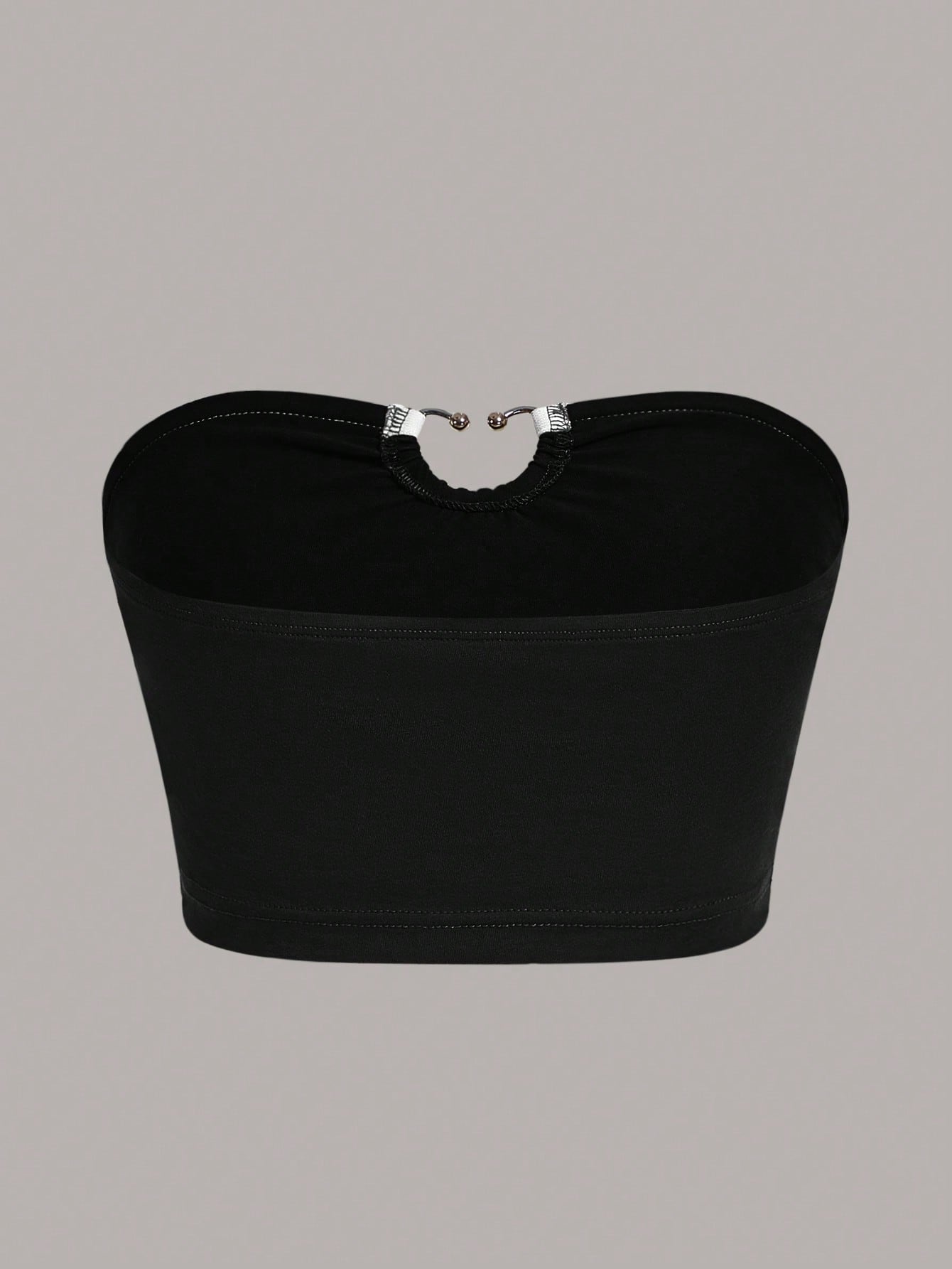 Shein Icon Contrast Binding Crop Tube Top Shein Usa