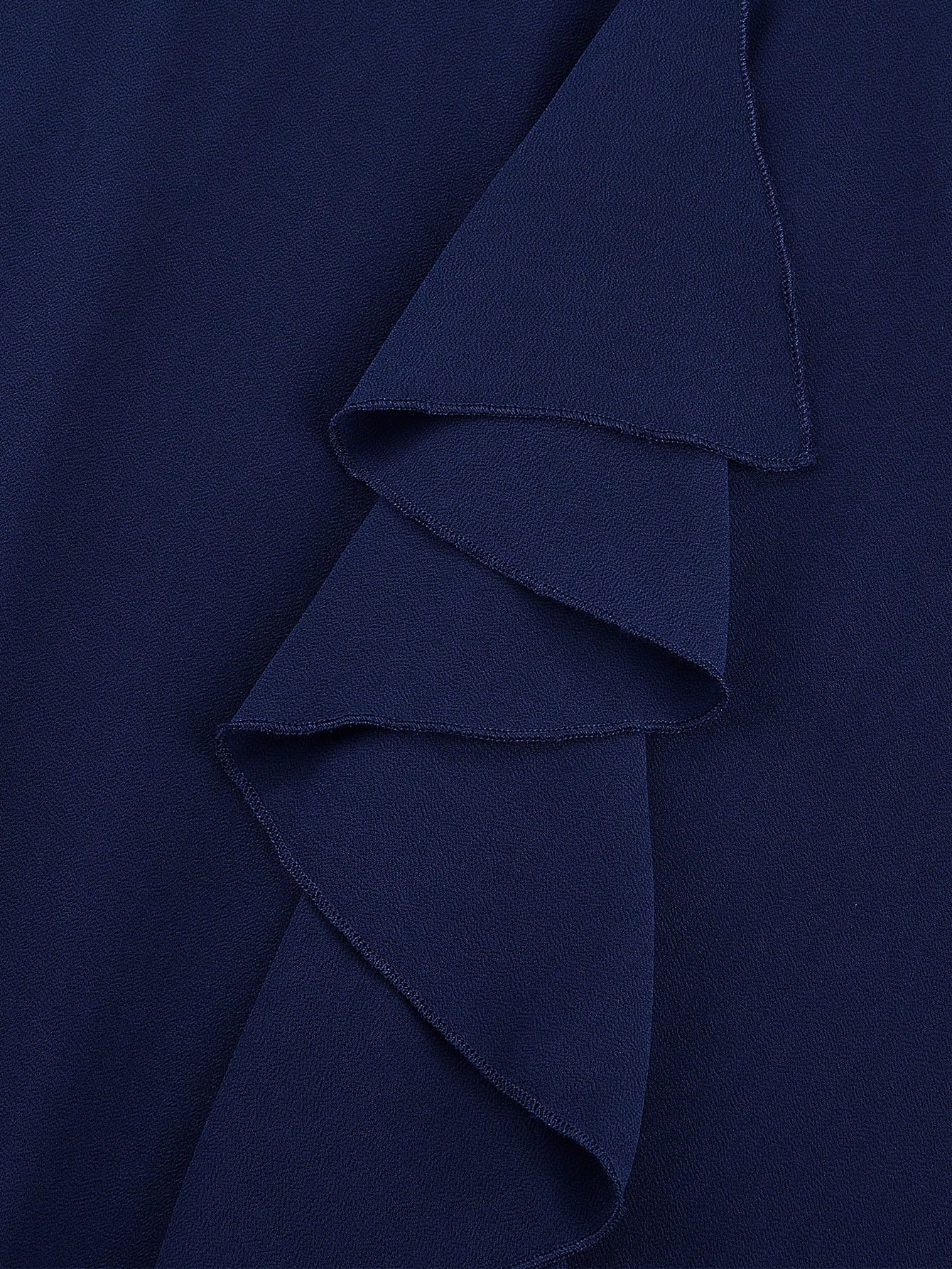 Miusol Sequin Insert Ruffle Trim Chiffon Swing Cocktail Party Dress