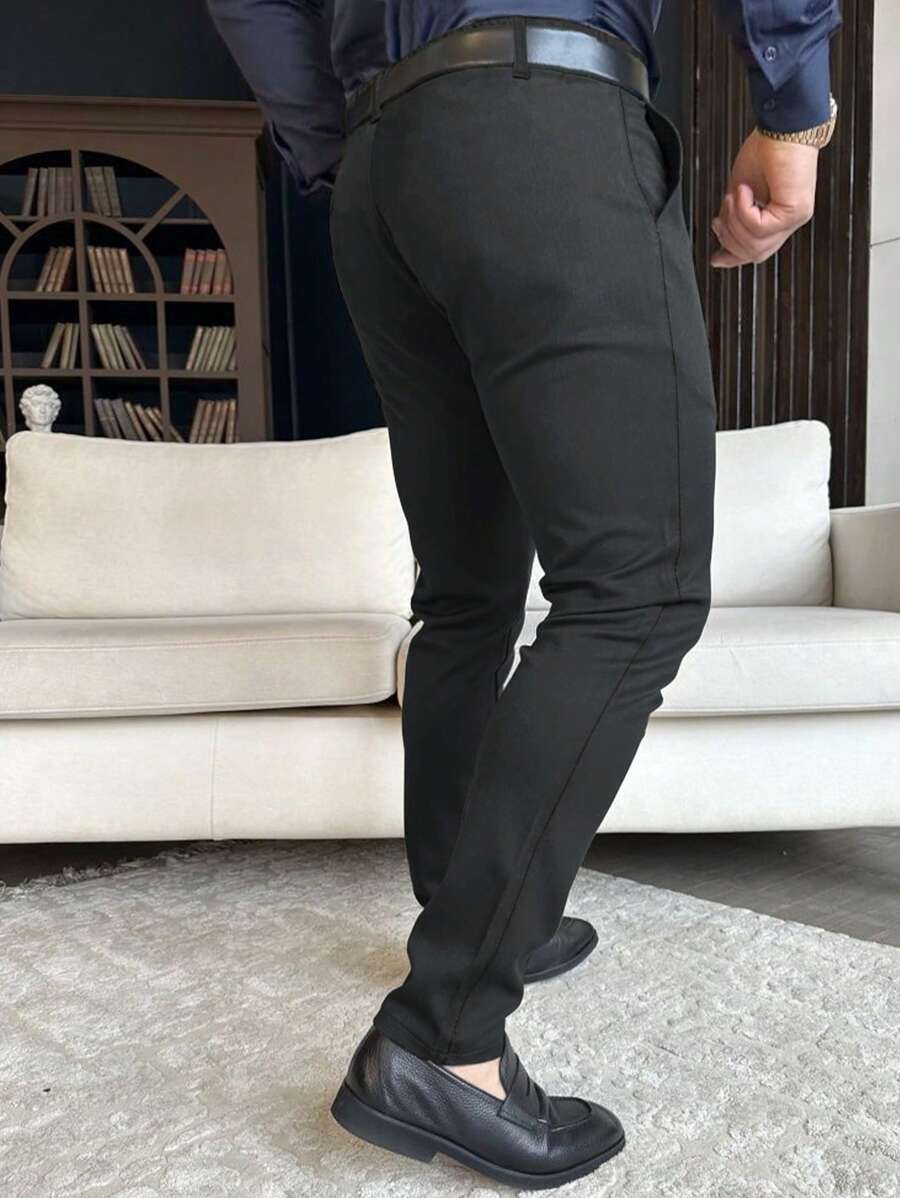 Manfinity Mode Men Slant Pocket Suit Pants Without Belt | SHEIN USA
