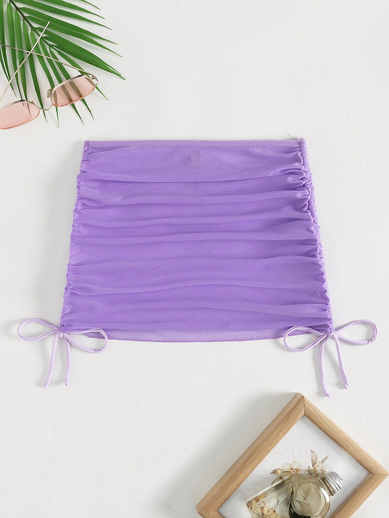 SHEIN Swim Vcay Drawstring Side Cover Up Skirt | SHEIN USA