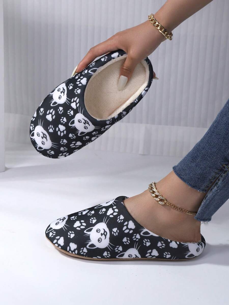 Women's Fashion Winter Closed Toe House Slippers, Lightweight And Warm ...