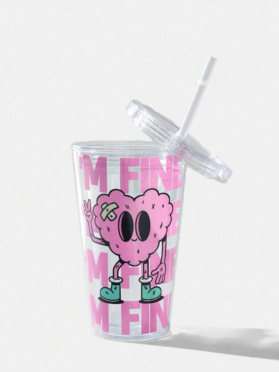Ojeroso Artista Girlcore 1pc Tumbler com copo de canudo, garrafa de ...