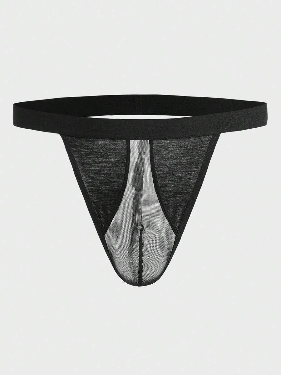 Men Solid Mesh Thong | SHEIN USA