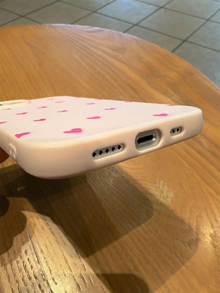 Maryam Alam Artist Girlcore Heart Pattern Phone Case With Lanyard ...