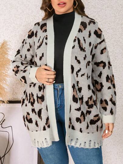 Search leopard cardigan | SHEIN USA