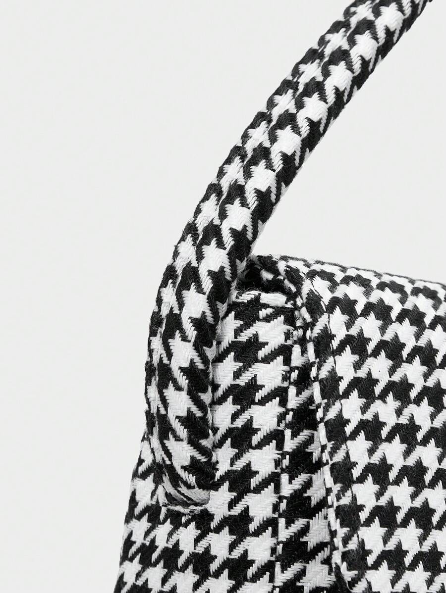 MOTF PREMIUM HOUNDSTOOTH BAG | SHEIN USA