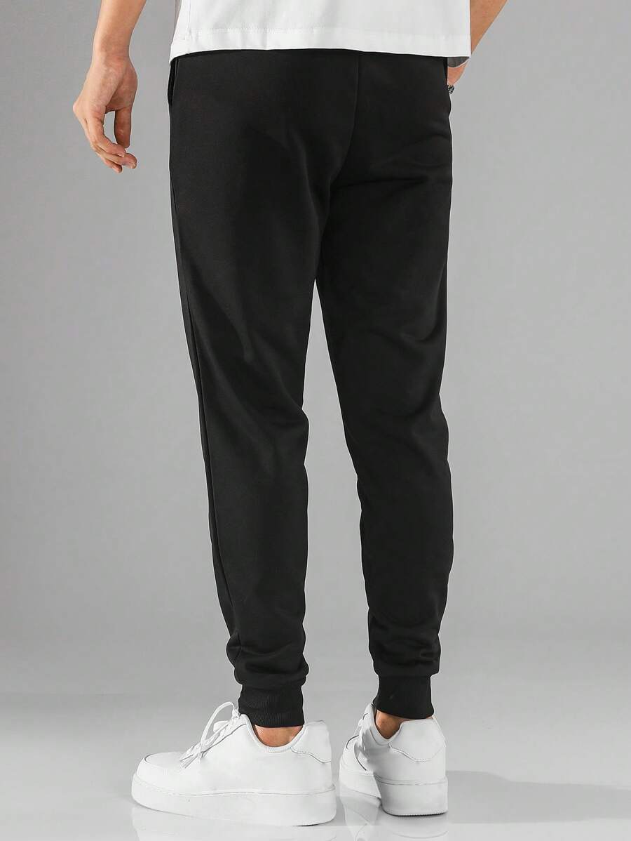 Manfinity Homme Men Drawstring Waist Slant Pocket Sweatpants Going Out