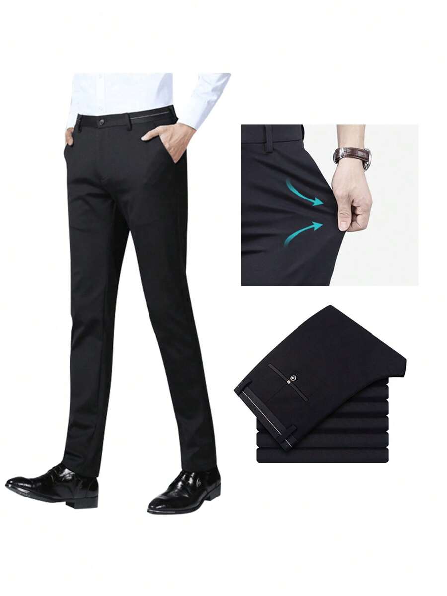 Men Slant Pocket Suit Pants | SHEIN USA