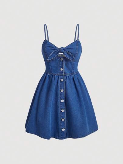 Denim Dresses, Shop Women's Denim Clothing Online | SHEIN UK