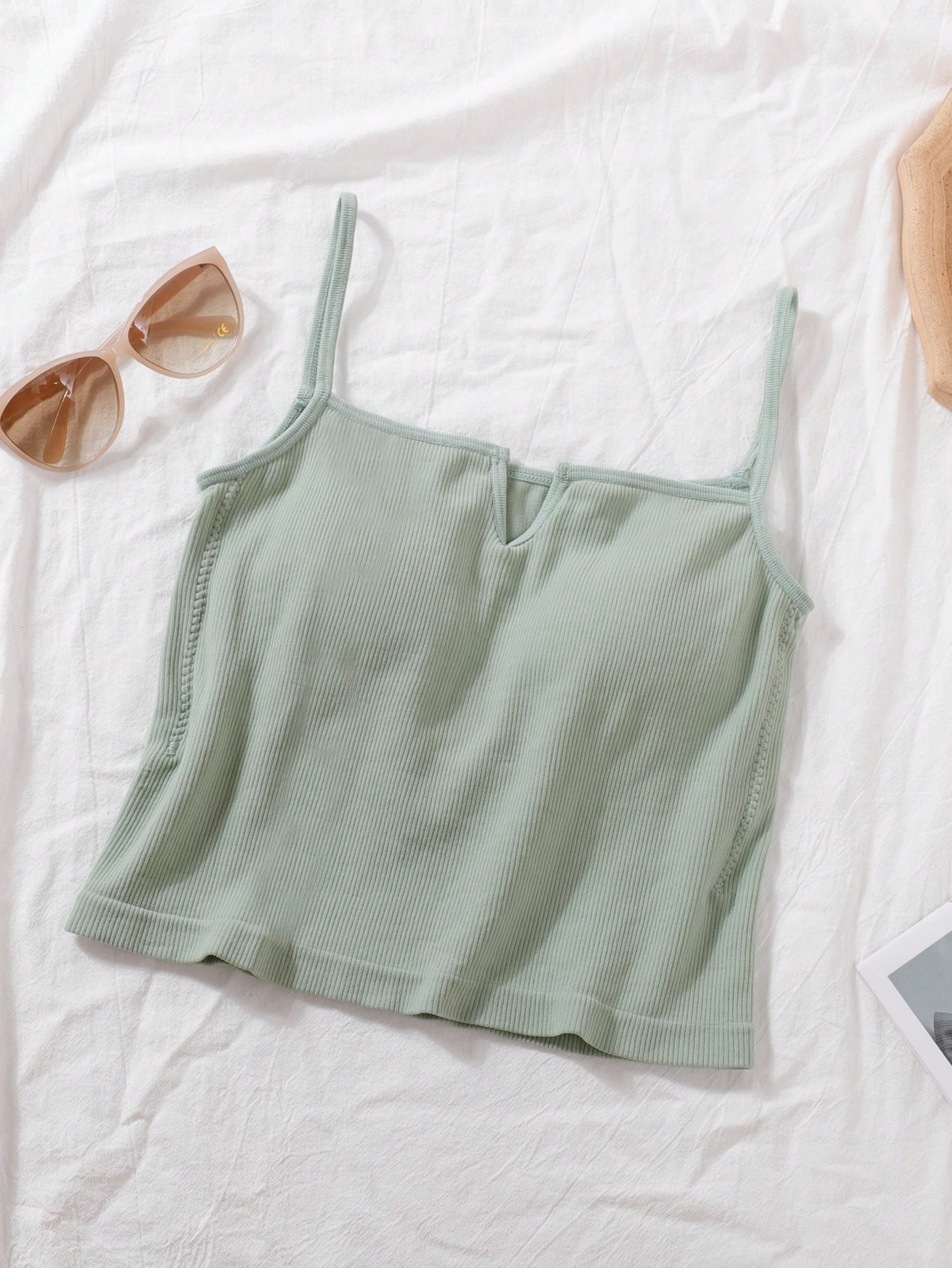 Tween Girl Notched Neck Cami Top | SHEIN USA