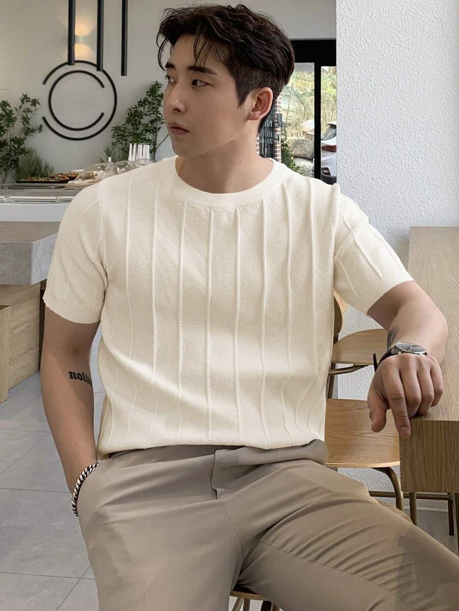 DAZY Men Solid Knit Top | SHEIN USA