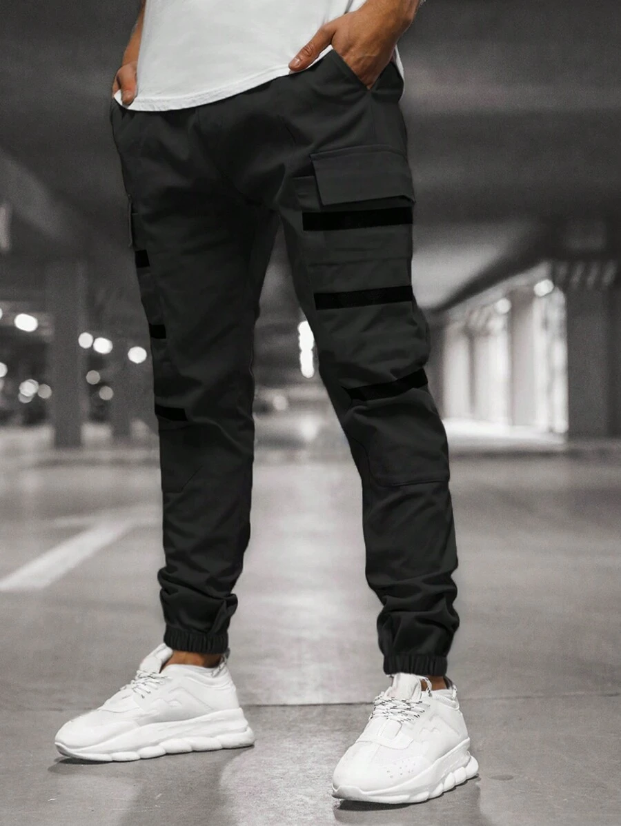 Manfinity LEGND Men Flap Pocket Cargo Pants | SHEIN USA
