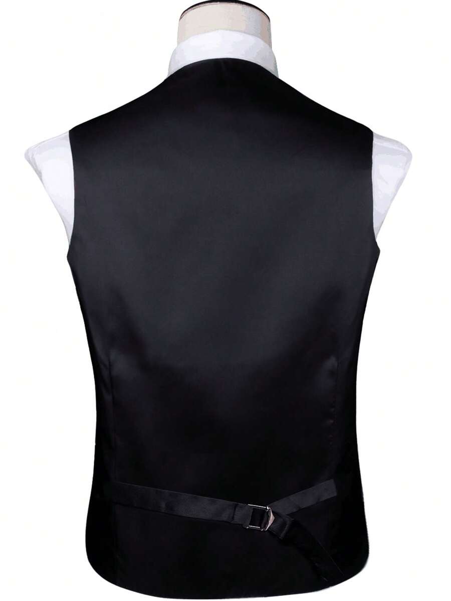 Men Button Placket Waistcoat With Bow Tie | SHEIN USA