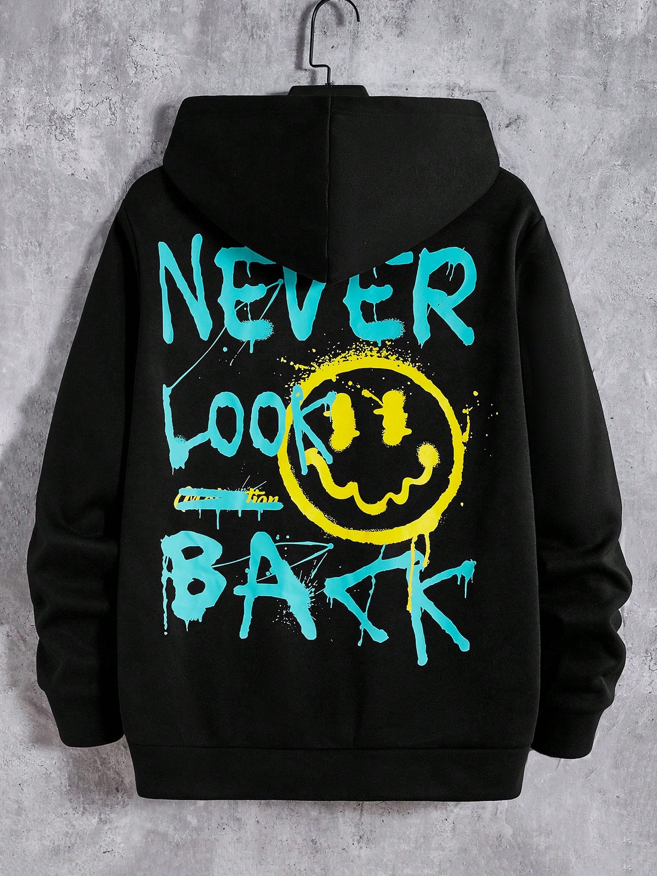 Manfinity EMRG Men Cartoon & Slogan Graphic Hoodie | SHEIN USA