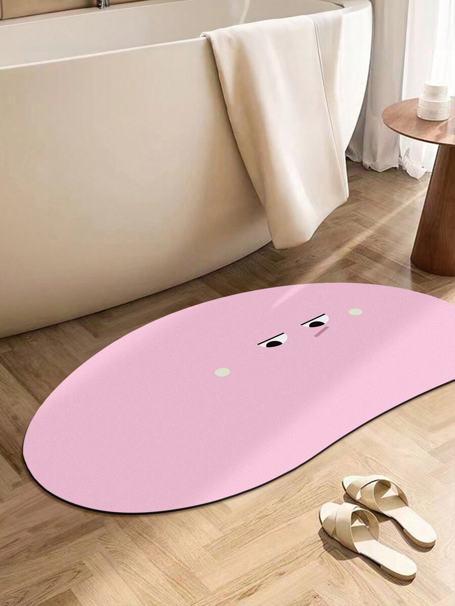 SHEIN Basic living 1pc Cute expression pack series anti-skid diatom mud ...