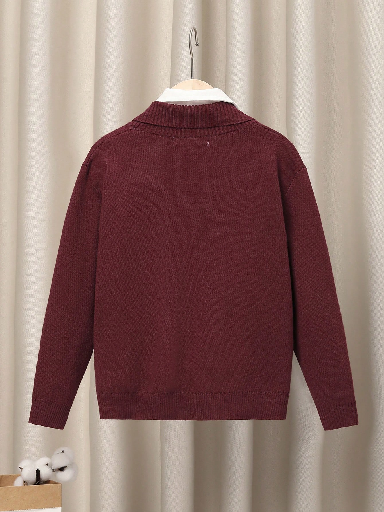 SHEIN Tween Boy Double Breasted Cardigan Without Shirt | SHEIN USA