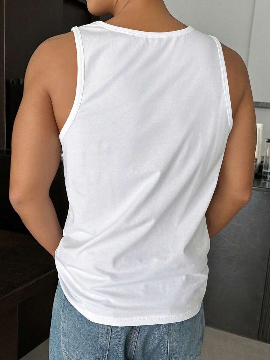 DAZY Men Solid Tank Top | SHEIN USA