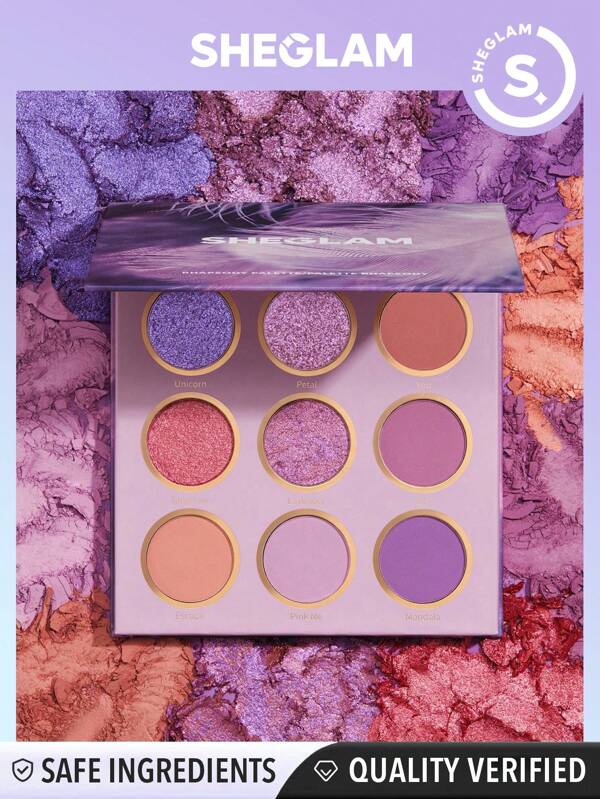 SHEGLAM Rhapsody Palette 9-Color Shimmer Matte Eyeshadow Palette ...