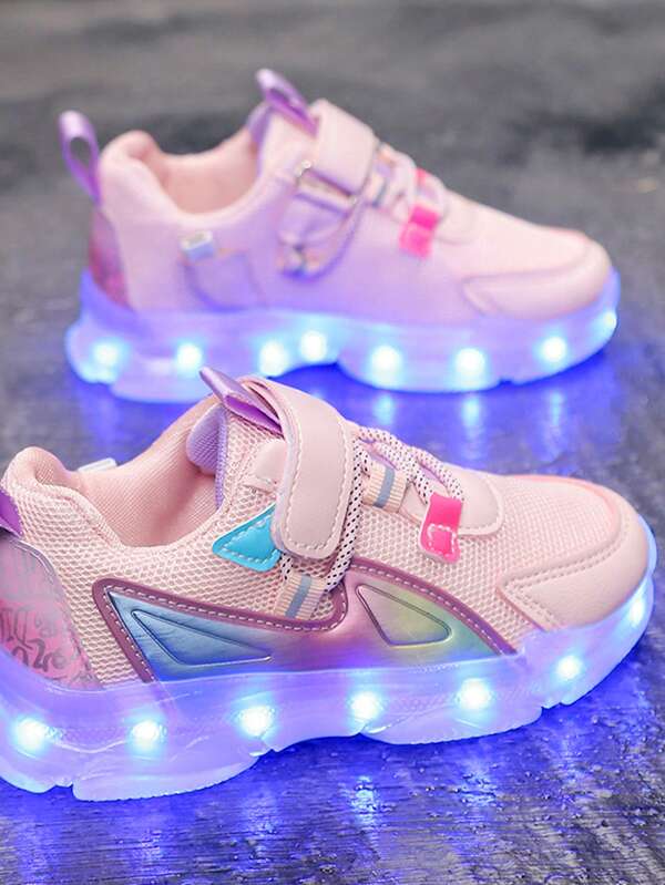 Rechargeable Children's Light Up Shoes, Led Sneakers With 7 Colors ...