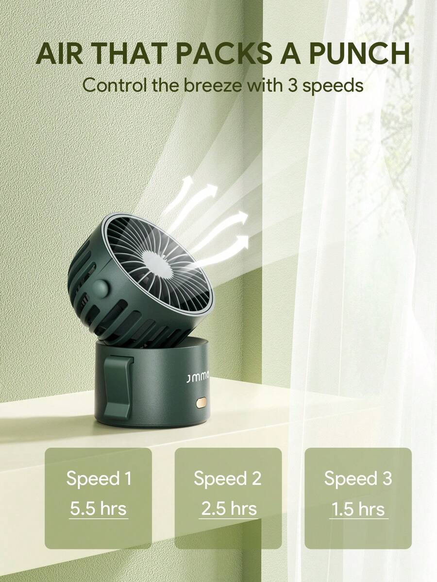 JMMO Personal Desktop Table Fan With Strong Wind,Quiet Operation ...