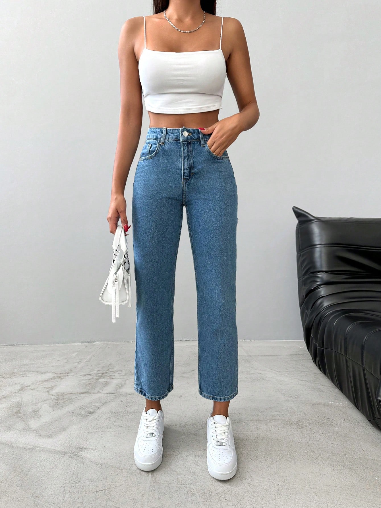 Cottnline Jeans a gamba dritta | SHEIN ITALIA
