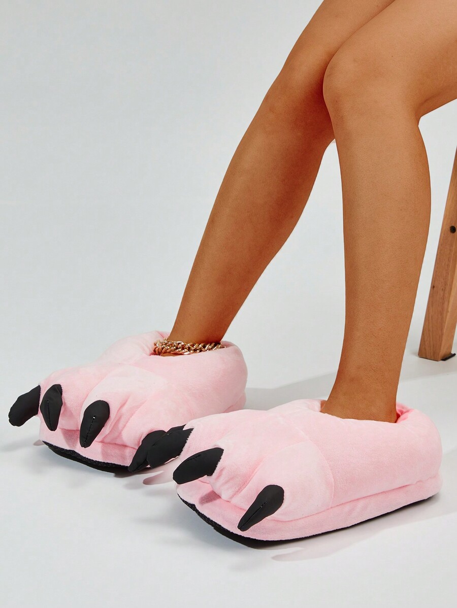 Funny Dinosaur Claw Design Indoor Slippers | SHEIN USA