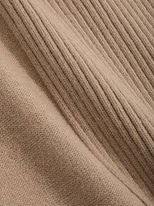 Dazy-Less Drop Shoulder Split Hem Sweater Dress | SHEIN UK