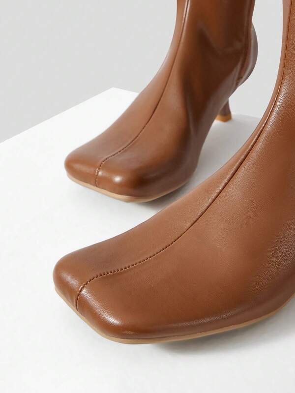 MOTF PREMIUM THIGH-HIGH HEELED BOOTS | SHEIN USA