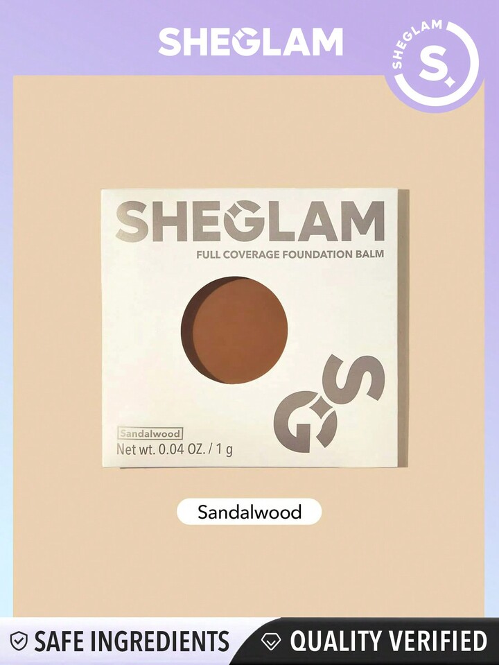 SHEGLAM Full Coverage Foundation Balm Sample-Sandalwood Long Lasting ...