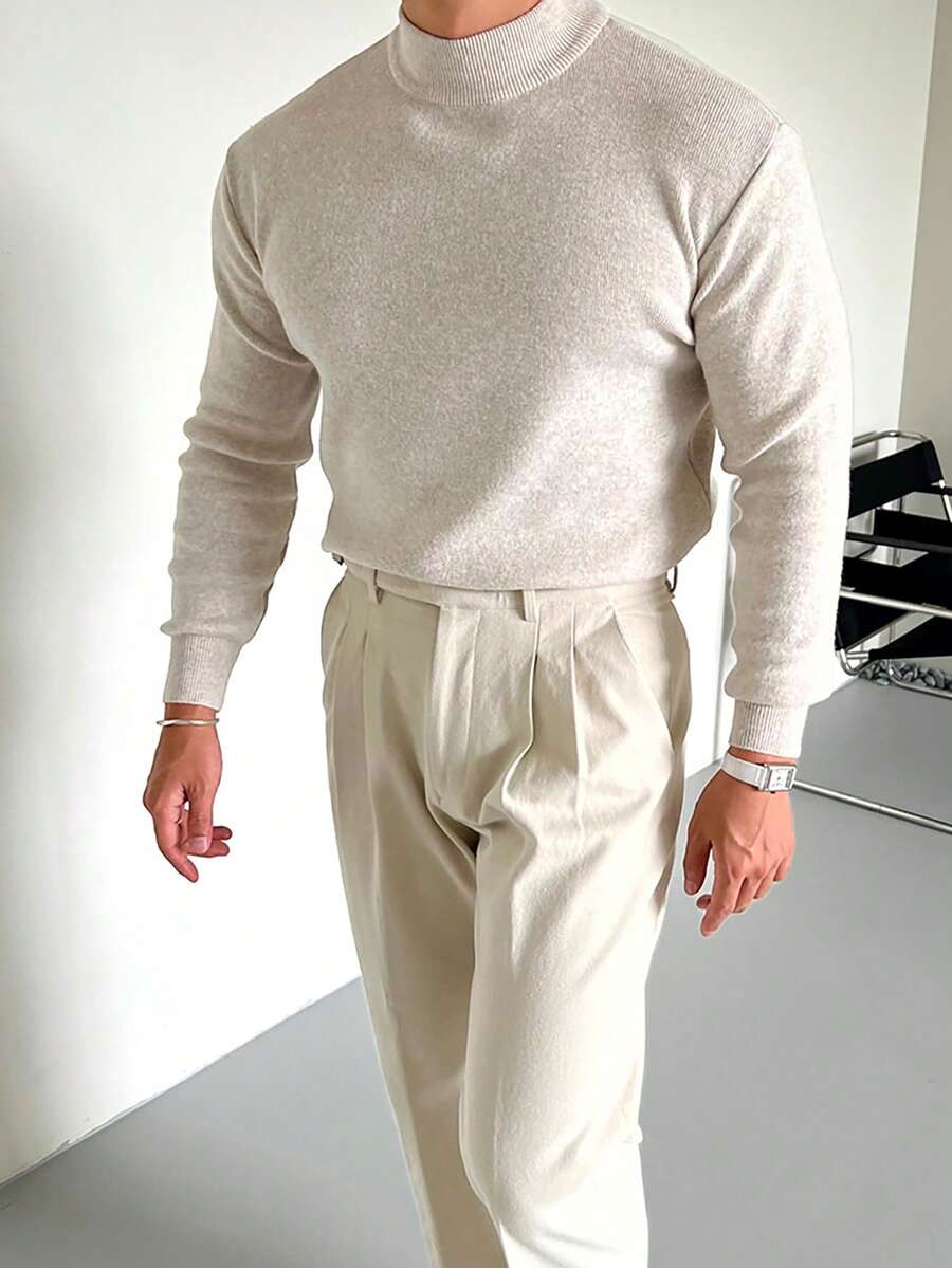 Jerseys para Hombre Liso Casual | Moda de Mujer | SHEIN México