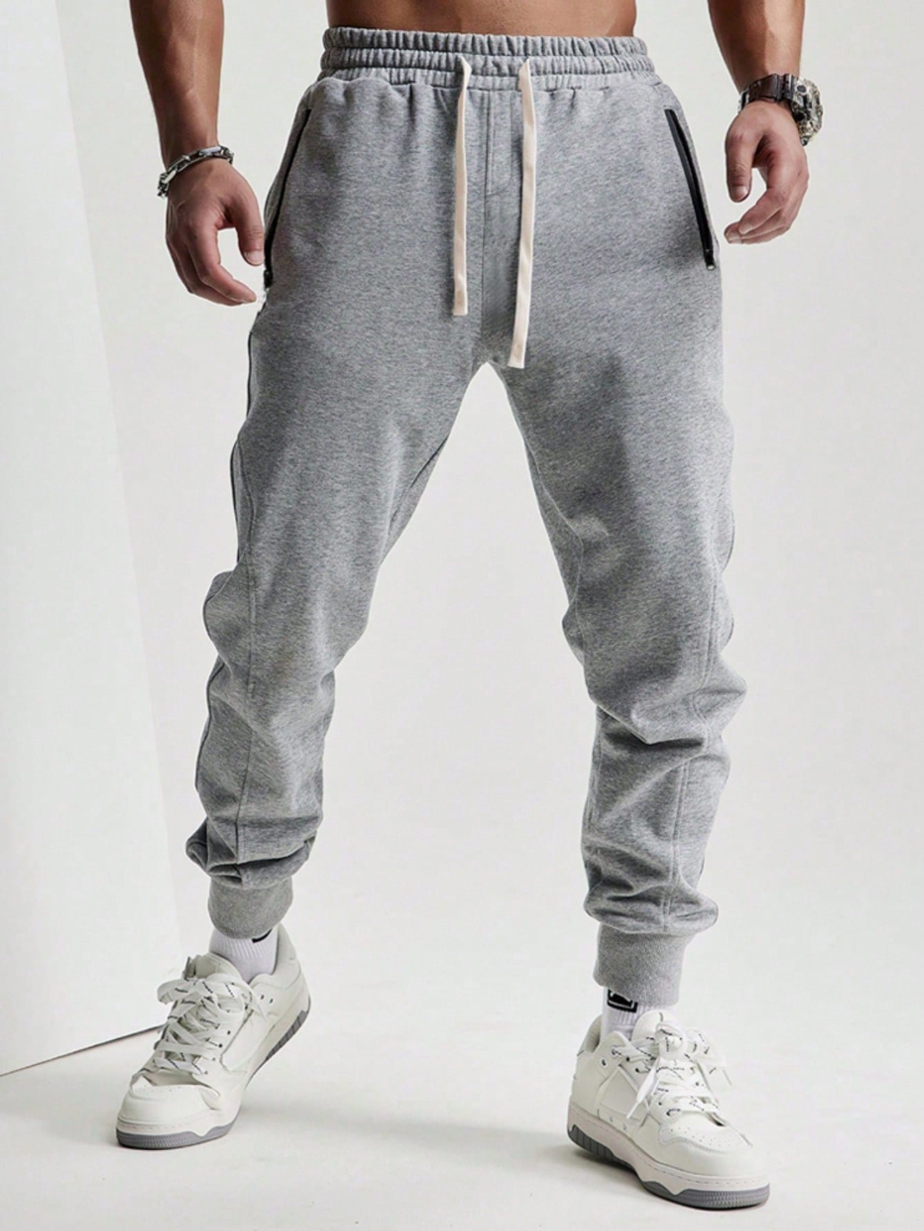 Manfinity Men Loose Drawstring Waist Slant Pocket Sweatpants | SHEIN USA
