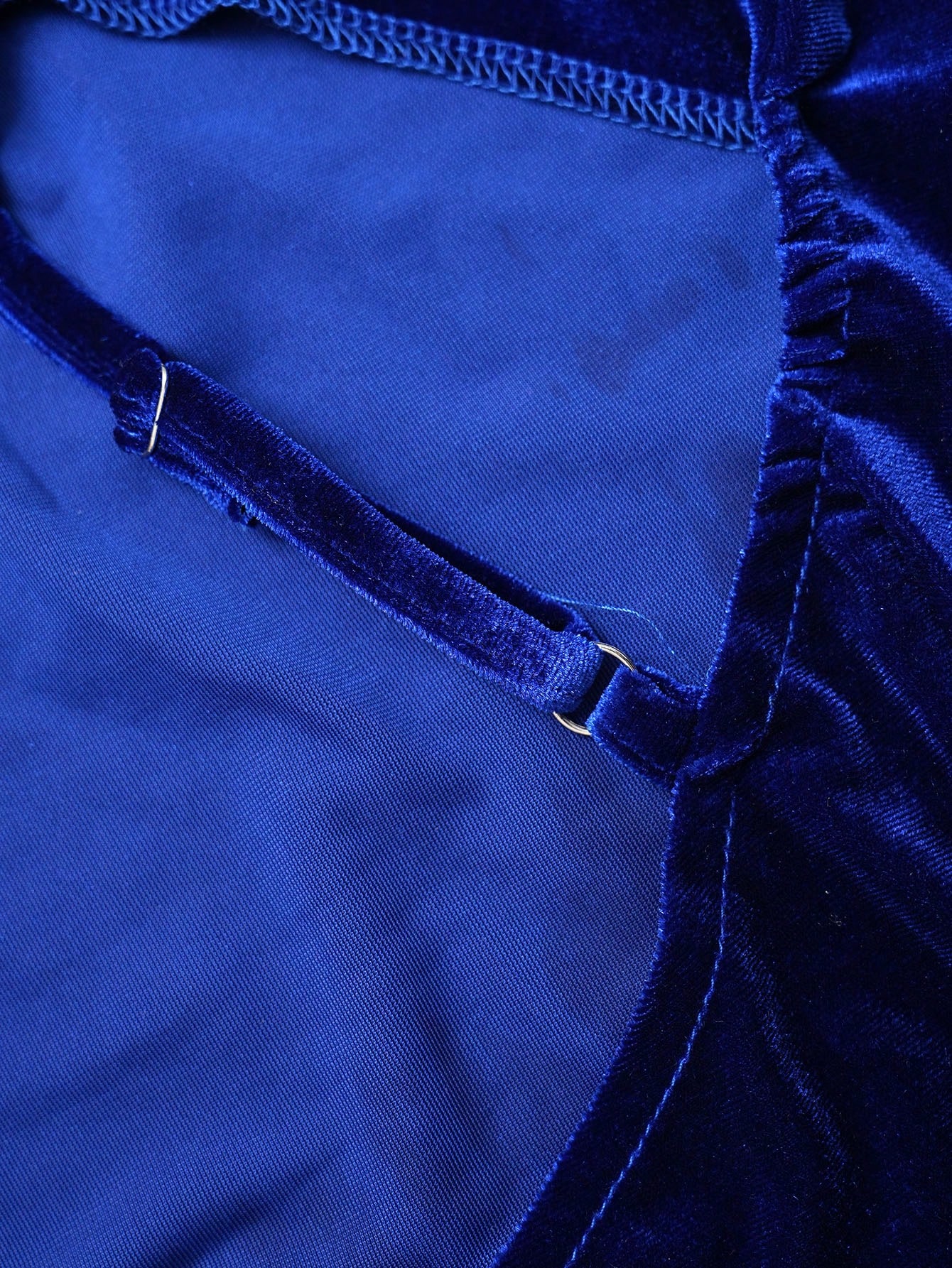 Crisscross Backless Mermaid Hem Velvet Prom Dress | SHEIN USA