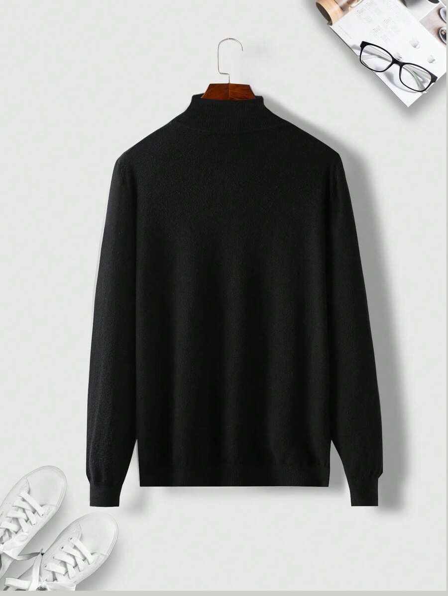 Manfinity Basics Men Solid Jumper | SHEIN UK