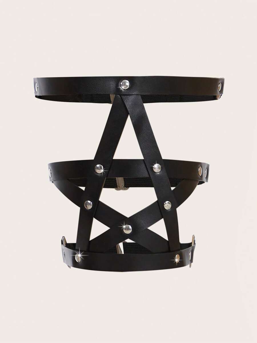 Pu Leather Harness Restraint Straps Adult Toy Lingerie Accessories ...