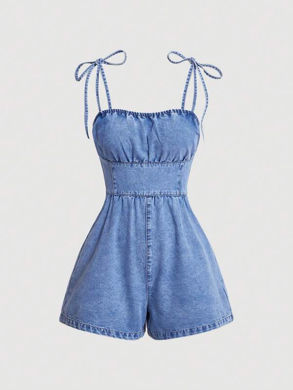Search denim romper | SHEIN USA