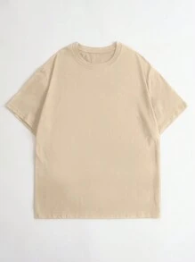 Men Slogan & Angel Print Drop Shoulder Tee | SHEIN USA