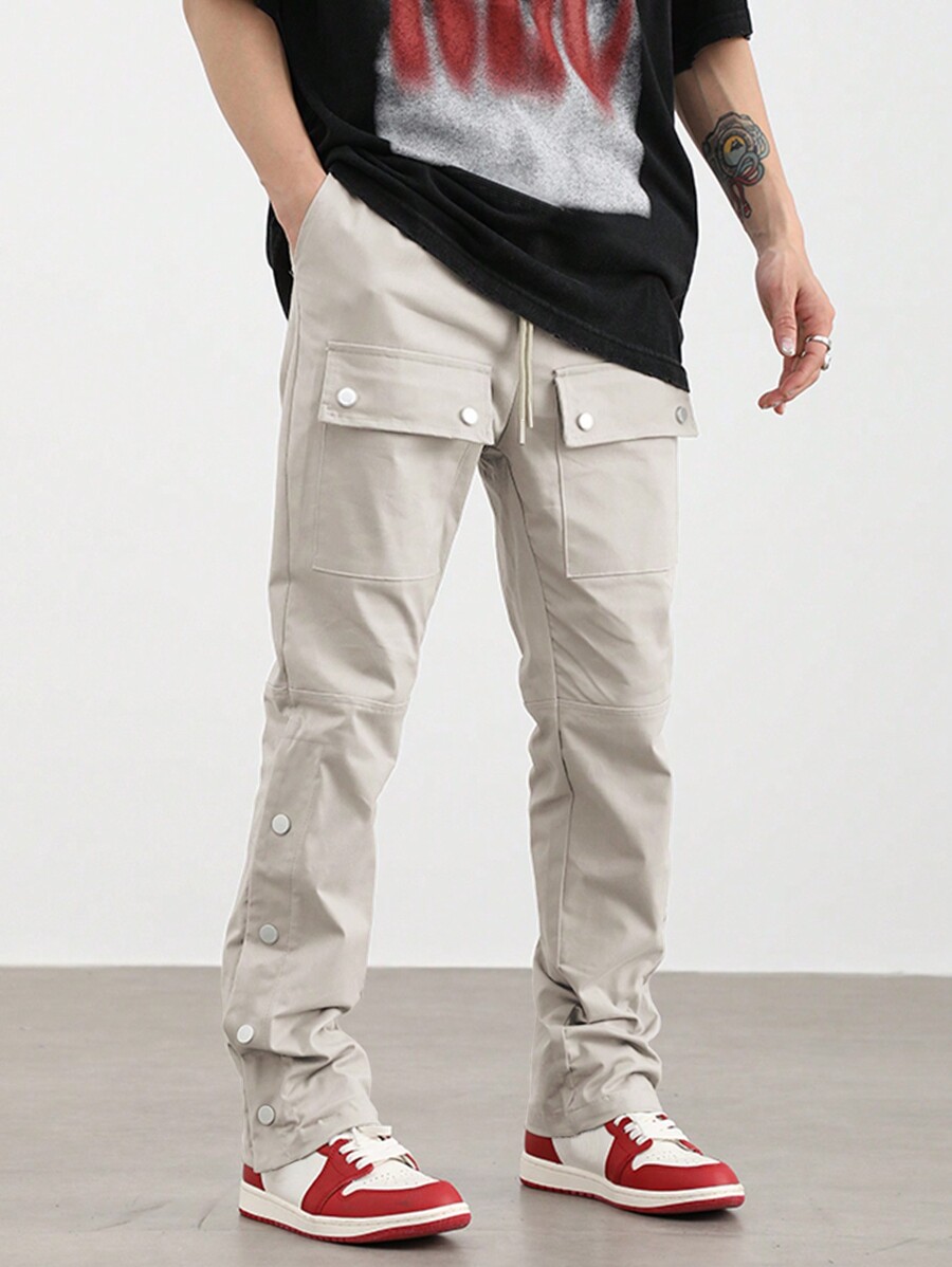 Manfinity EMRG Homme Pantalon Poche À Rabat | Mode en ligne | SHEIN FRANCE