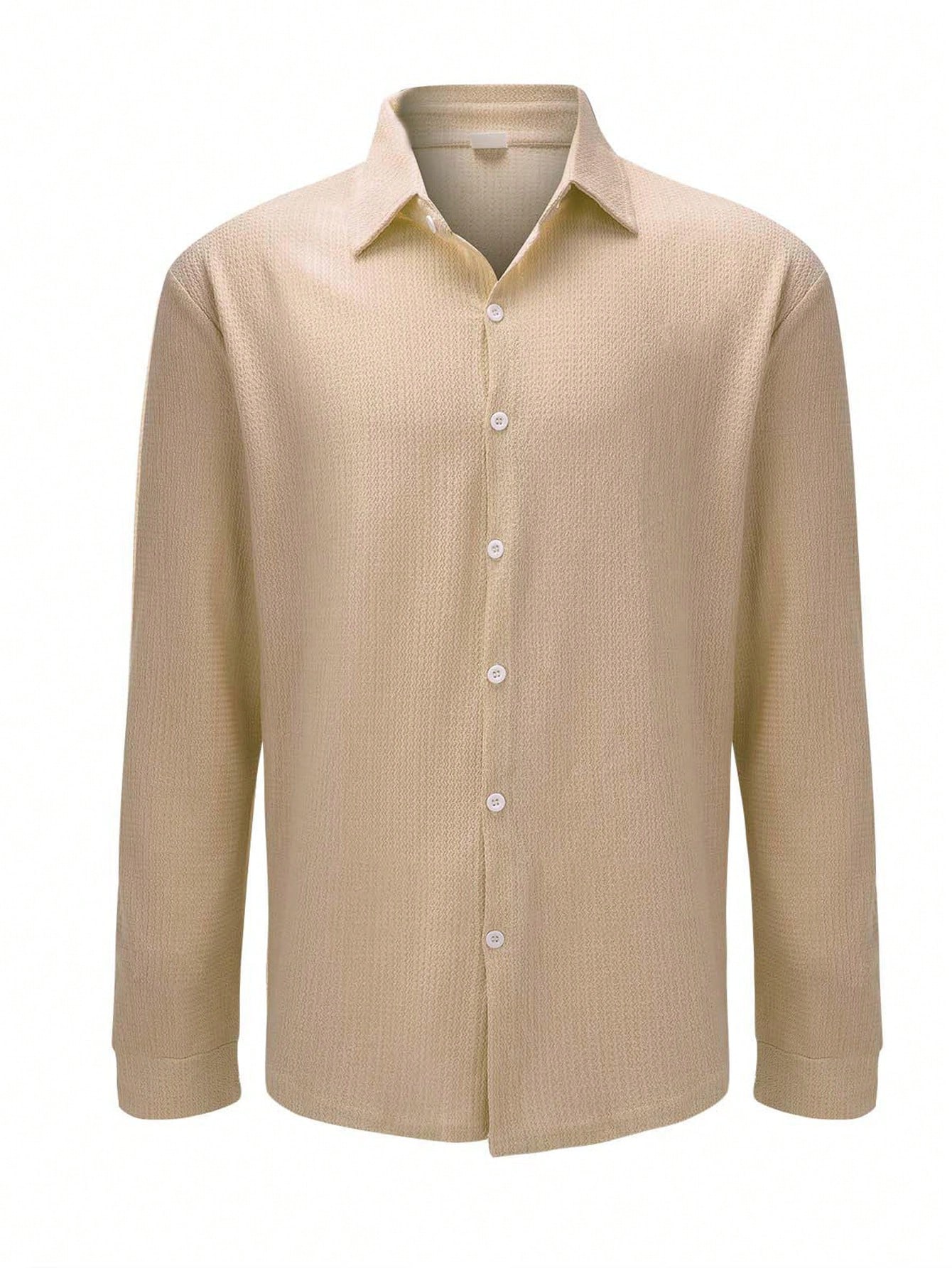 Men Solid Button Up Shacket | SHEIN USA