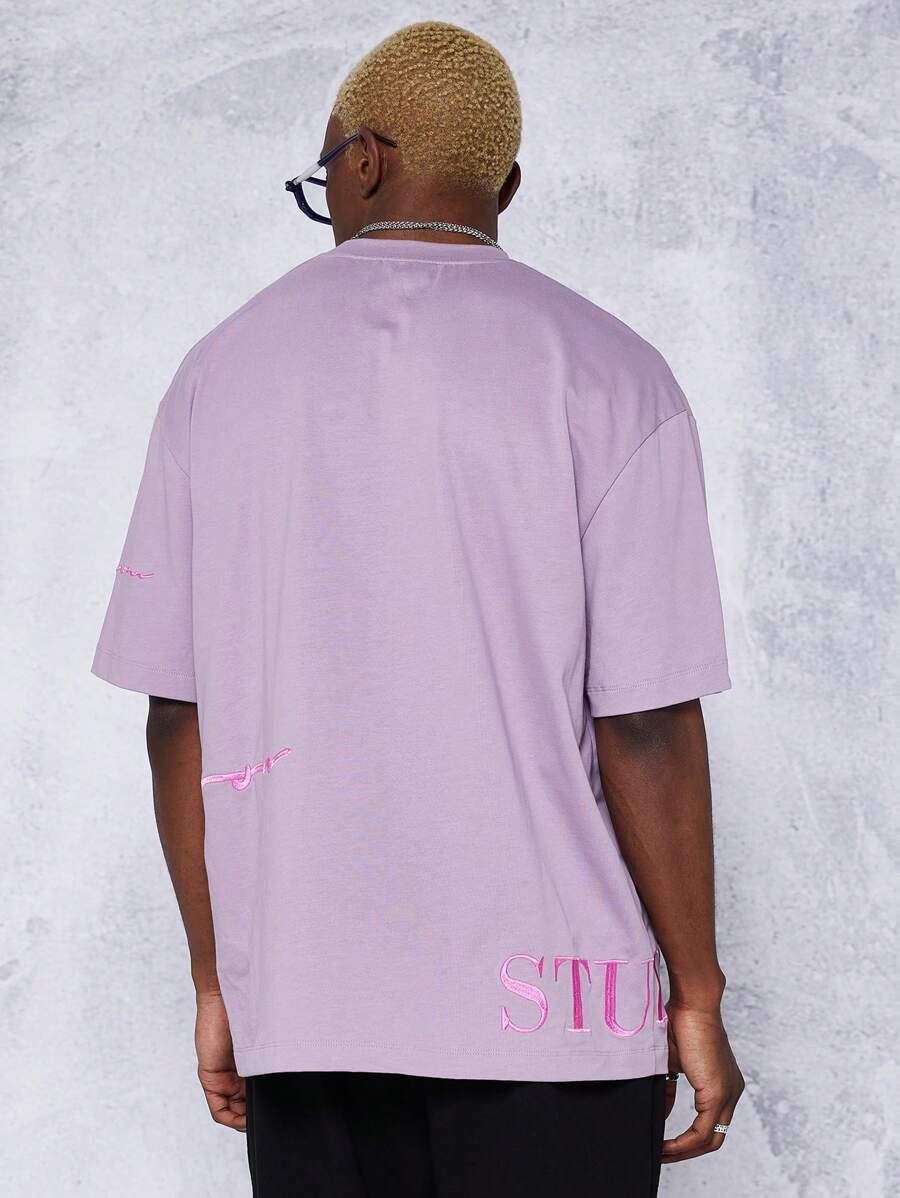 SUMWON Tee With Signature Embroidery | SHEIN USA