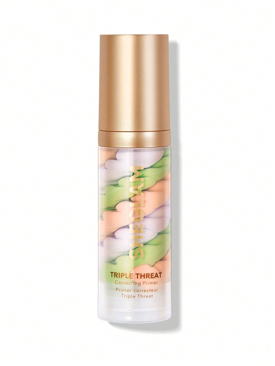 Sheglam Triple Threat Correcting Primer 3 In 1 Color Pore Minimizing Facial Makeup Primer Smooth