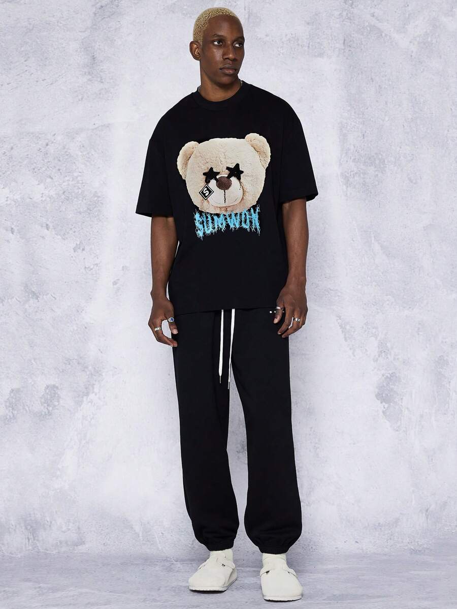 SUMWON Tee With Teddy Bear Print | SHEIN USA