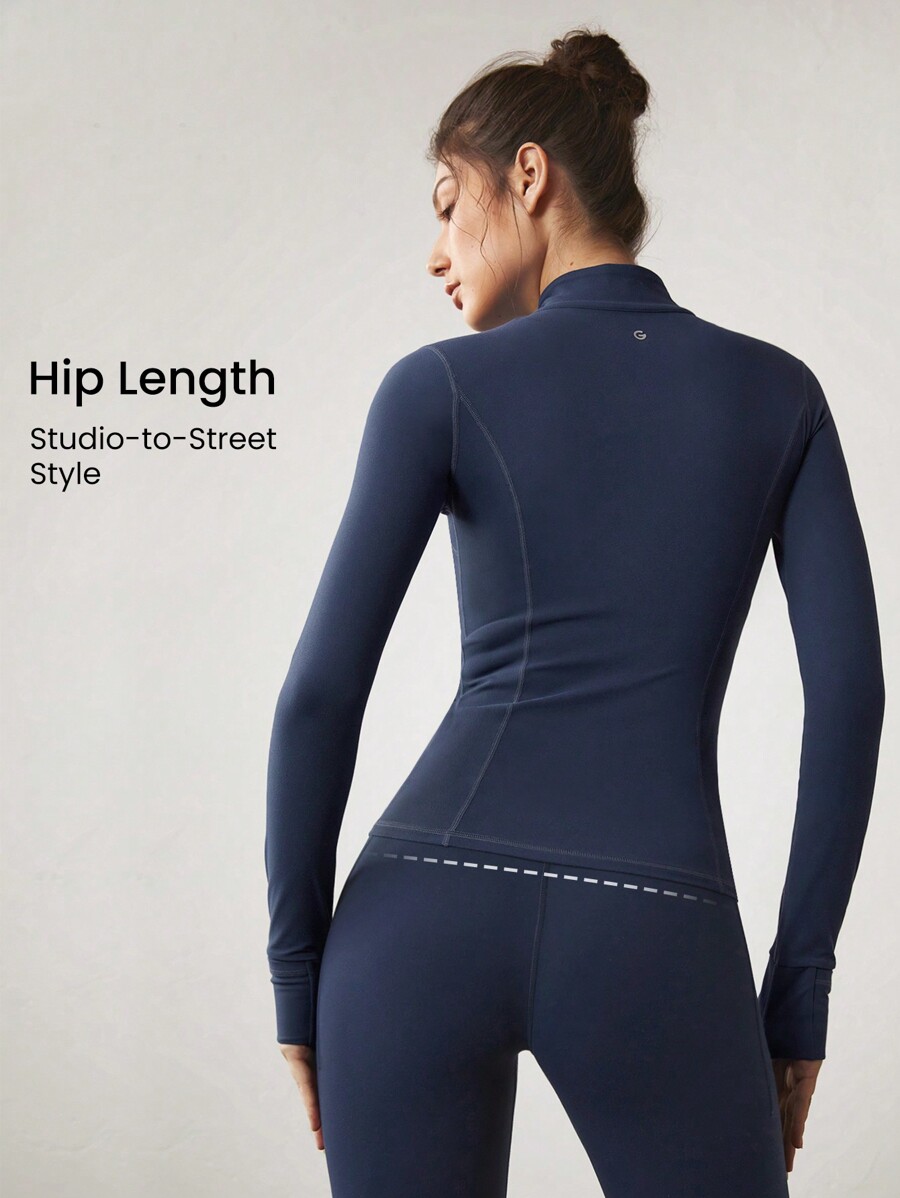 GLOWMODE FeatherFit™ Slim-It Streamline Performance Secure Pockets Zip ...