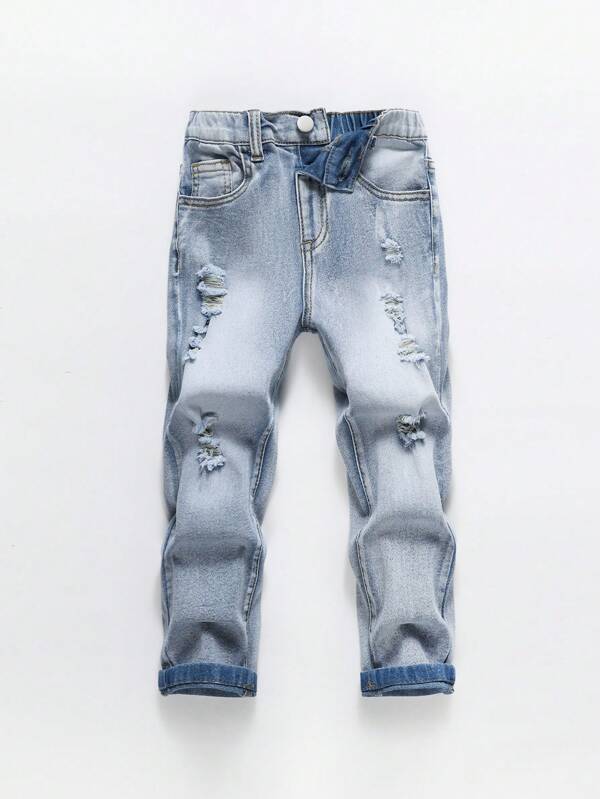 Young Boy Ripped Jeans | SHEIN USA