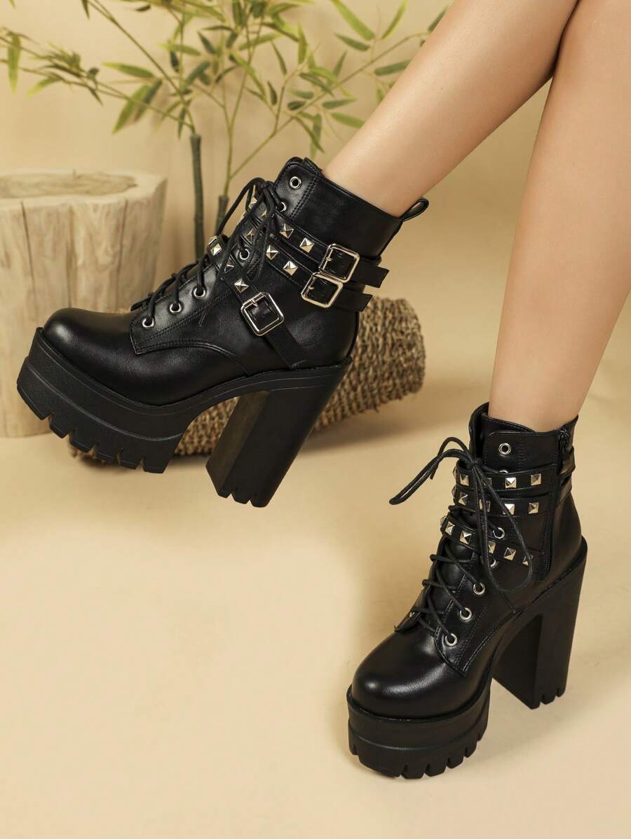 Fall/Winter Women's Fashionable Boots , British Style, Thick Platform ...