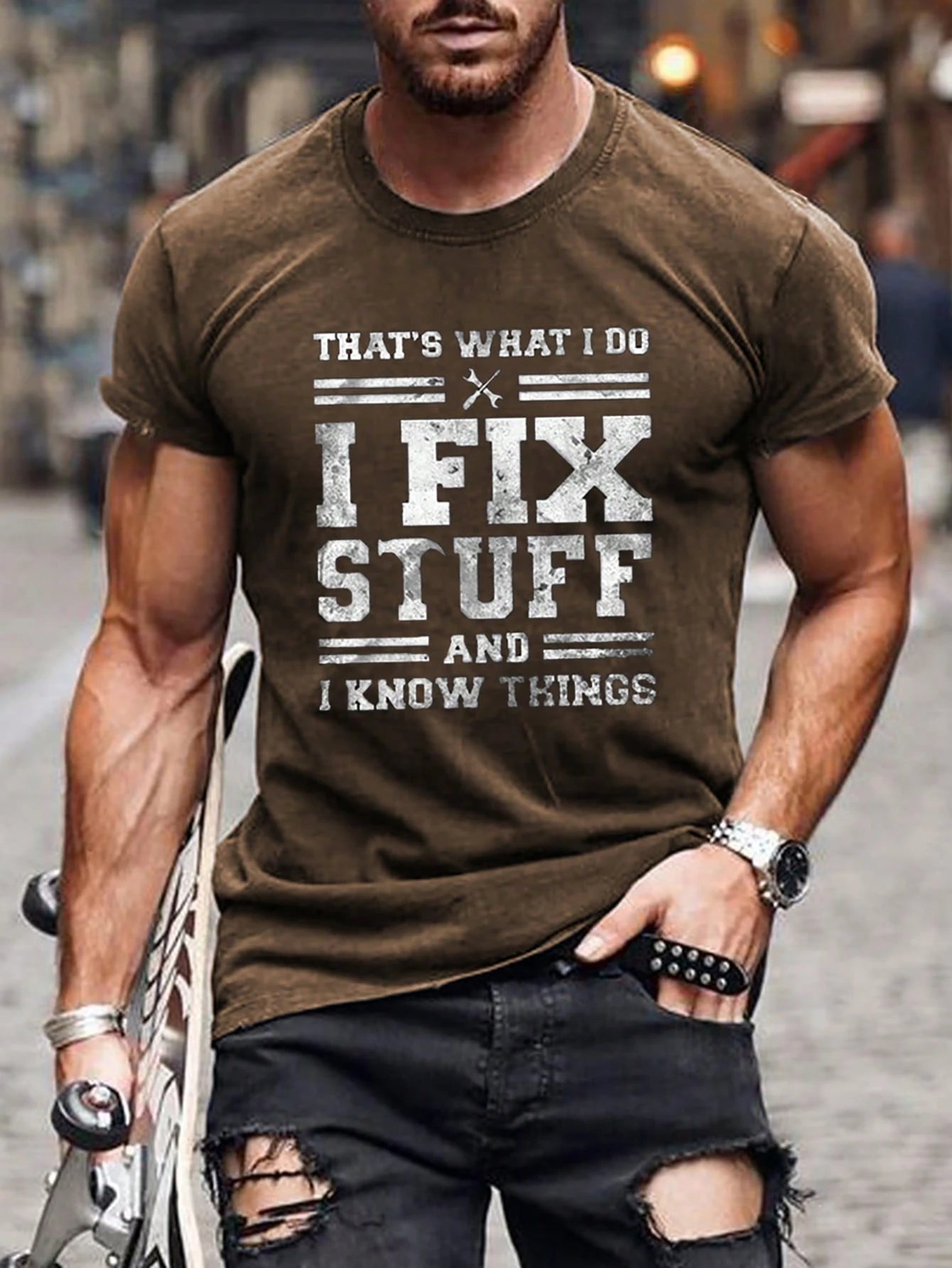 Men Slogan Graphic Tee | SHEIN USA