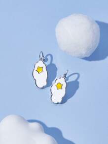 SHEIN X Care Bears 3pairs/set Cute 3d Earrings & Ear Cuffs | SHEIN USA