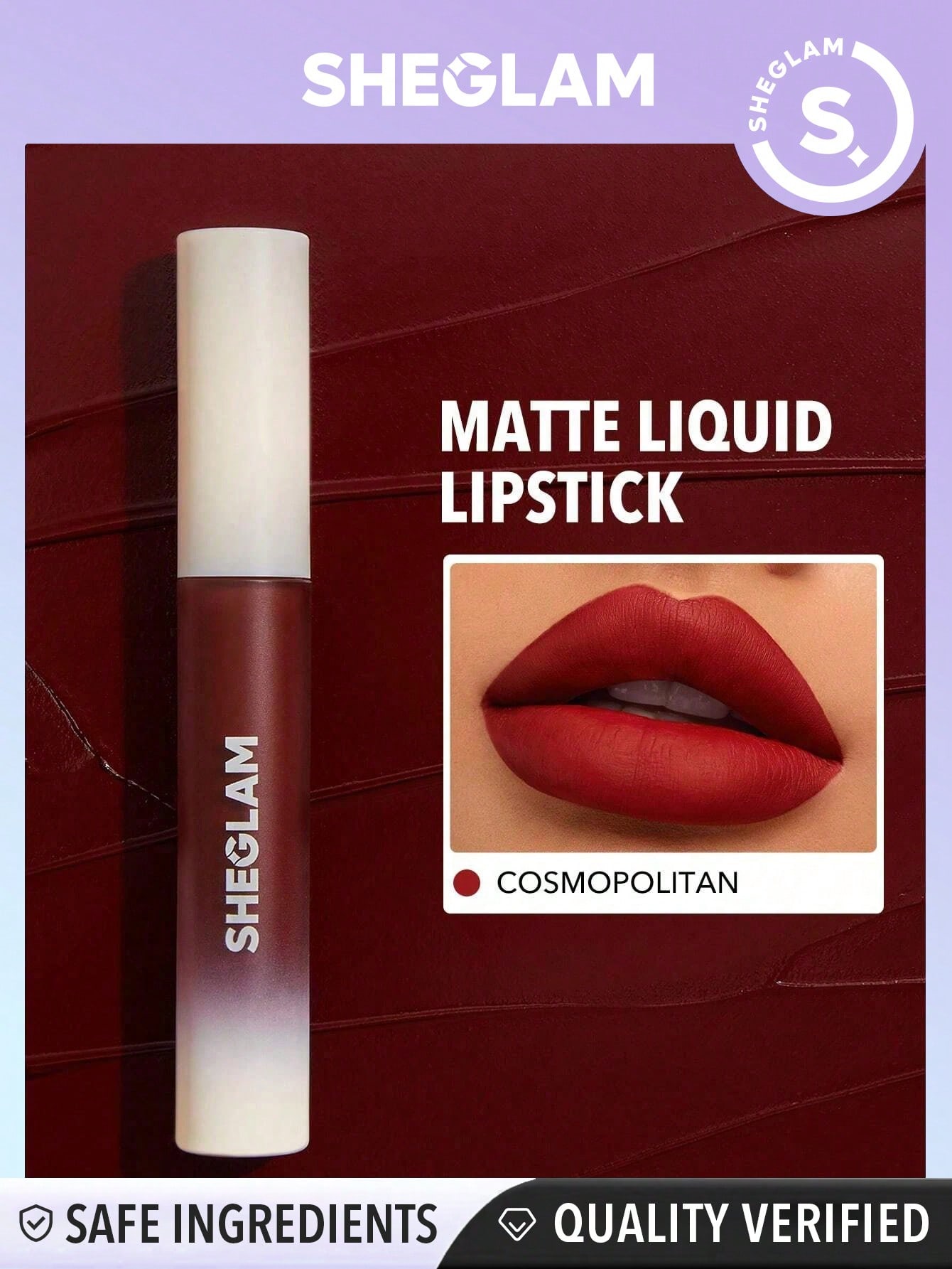 SHEGLAM Matte Allure lápiz labial líquido - Cosmopolitan
